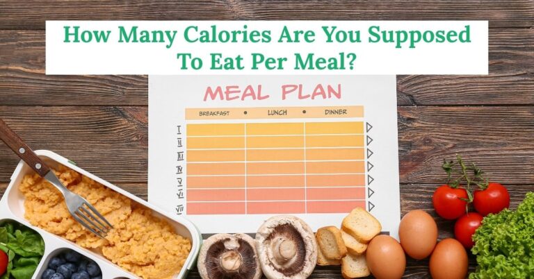 How Many Calories Are You Supposed To Eat Per Meal? | Smart Plate Math